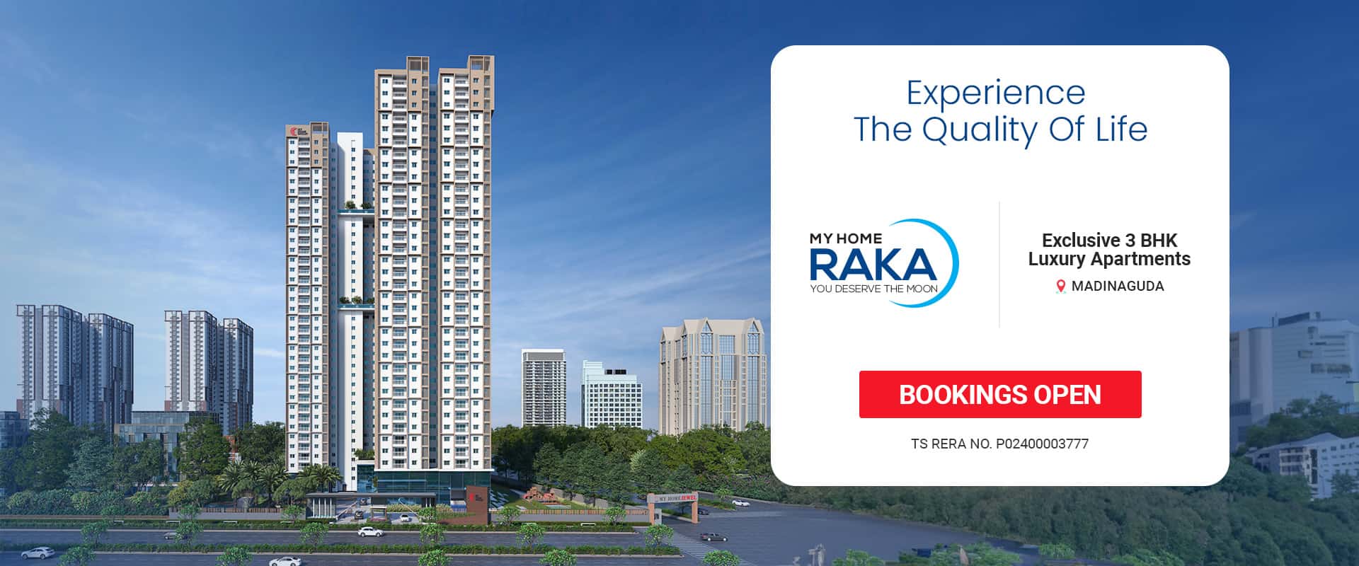 My Home Raka | 3 BHK Flats in Madinaguda | Luxury Apartments in Hyderabad